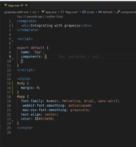 Integrating GrapesJS With VueJS