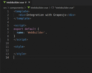 Integrating GrapesJS With VueJS